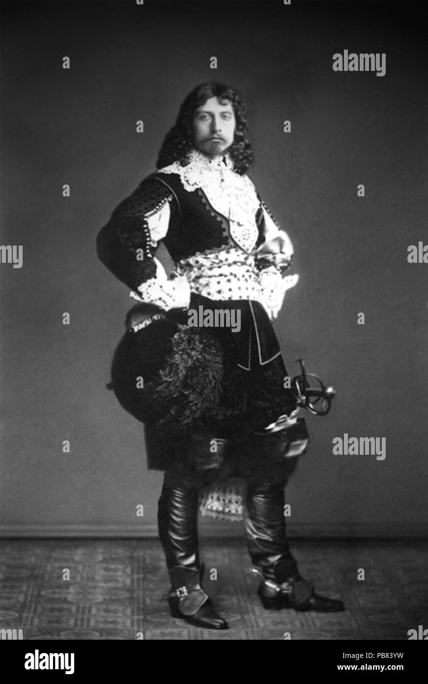 852 Kaiser Wilhelm II dressed as a cavalier, 1885 (3 Stock Photo - Alamy