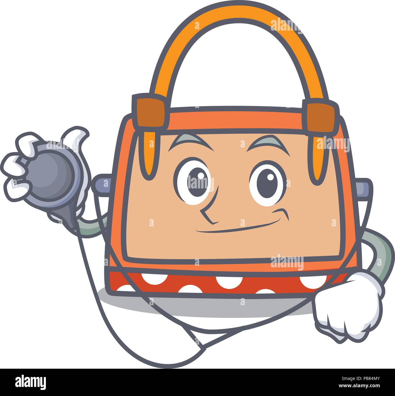 Doctor hand bag character cartoon Stock Vector Image & Art - Alamy