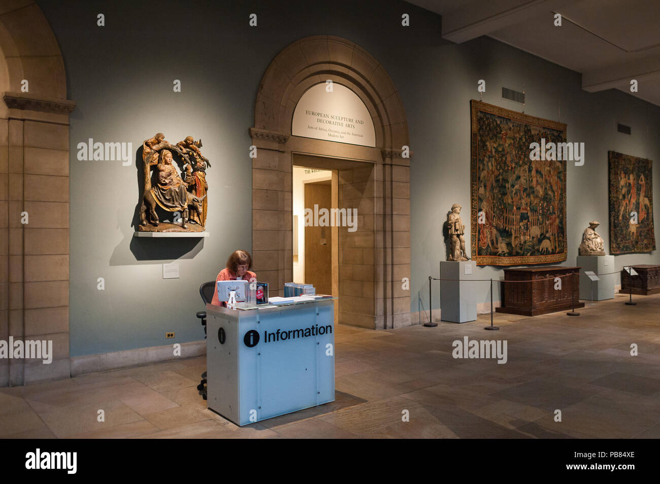 NEW YORK, USA - SEP 25, 2015: One of the multiple rooms of the ...