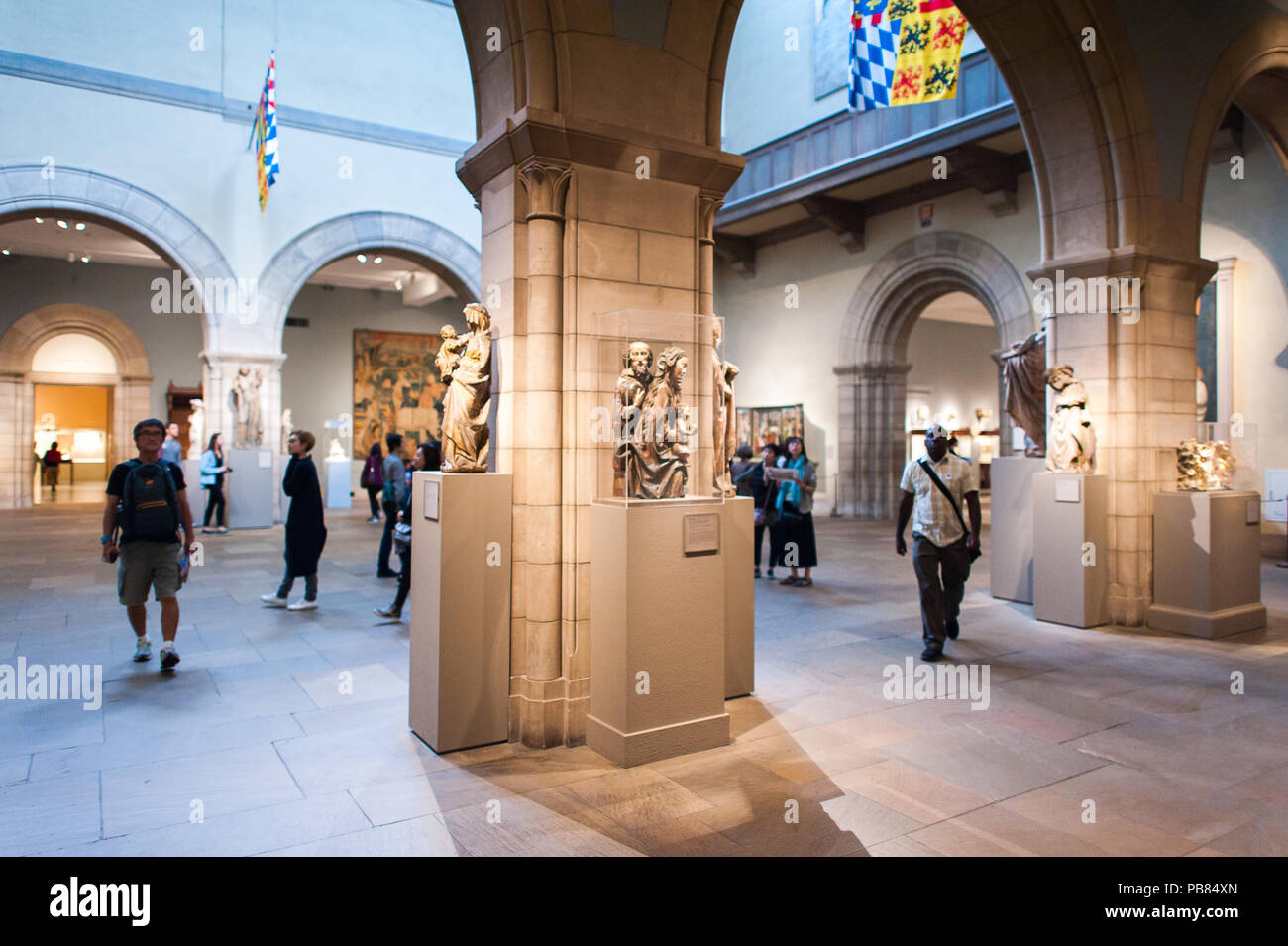 NEW YORK, USA - SEP 25, 2015: One of the multiple rooms of the ...
