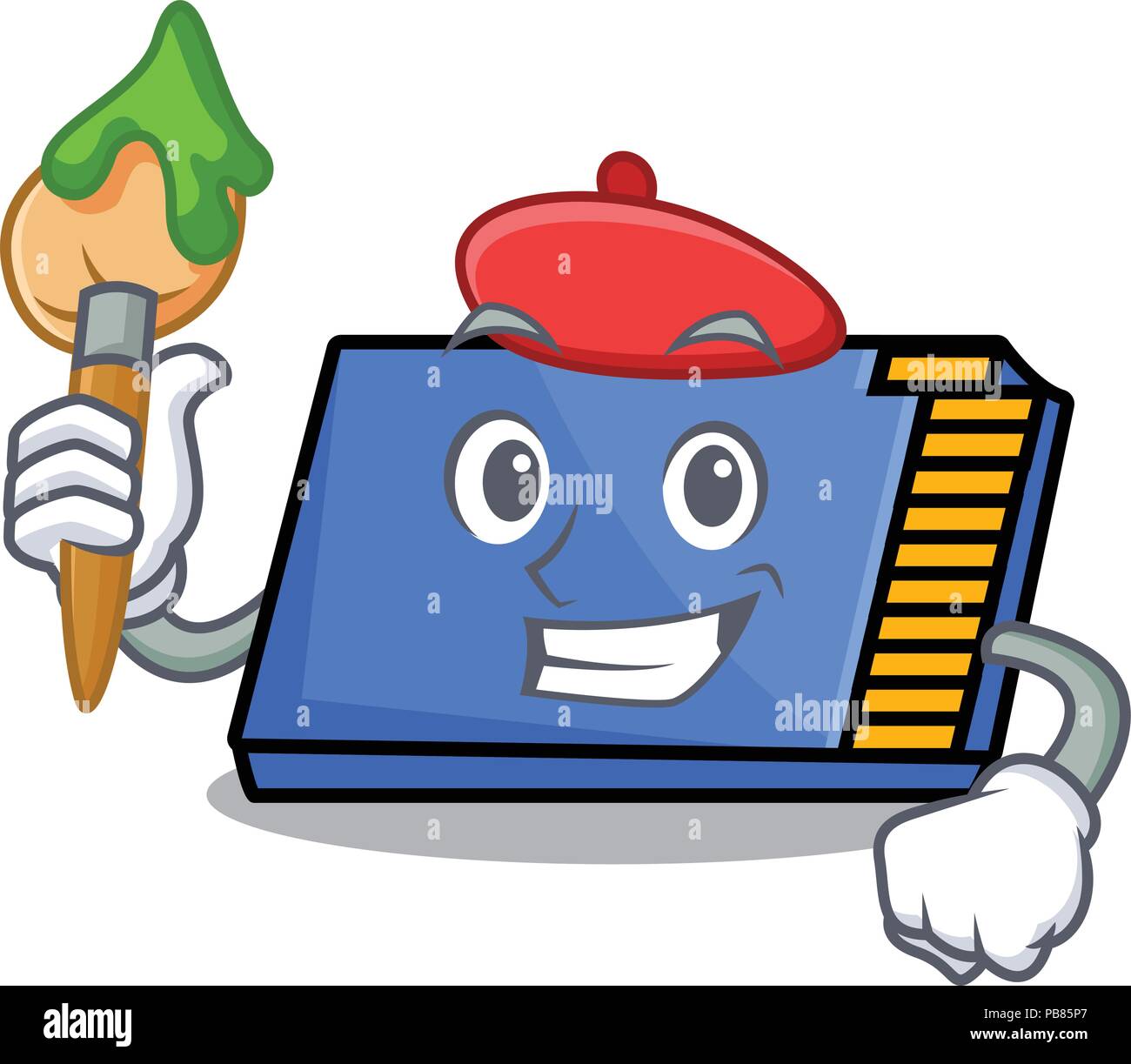 Artist memory card character cartoon Stock Vector Image & Art - Alamy