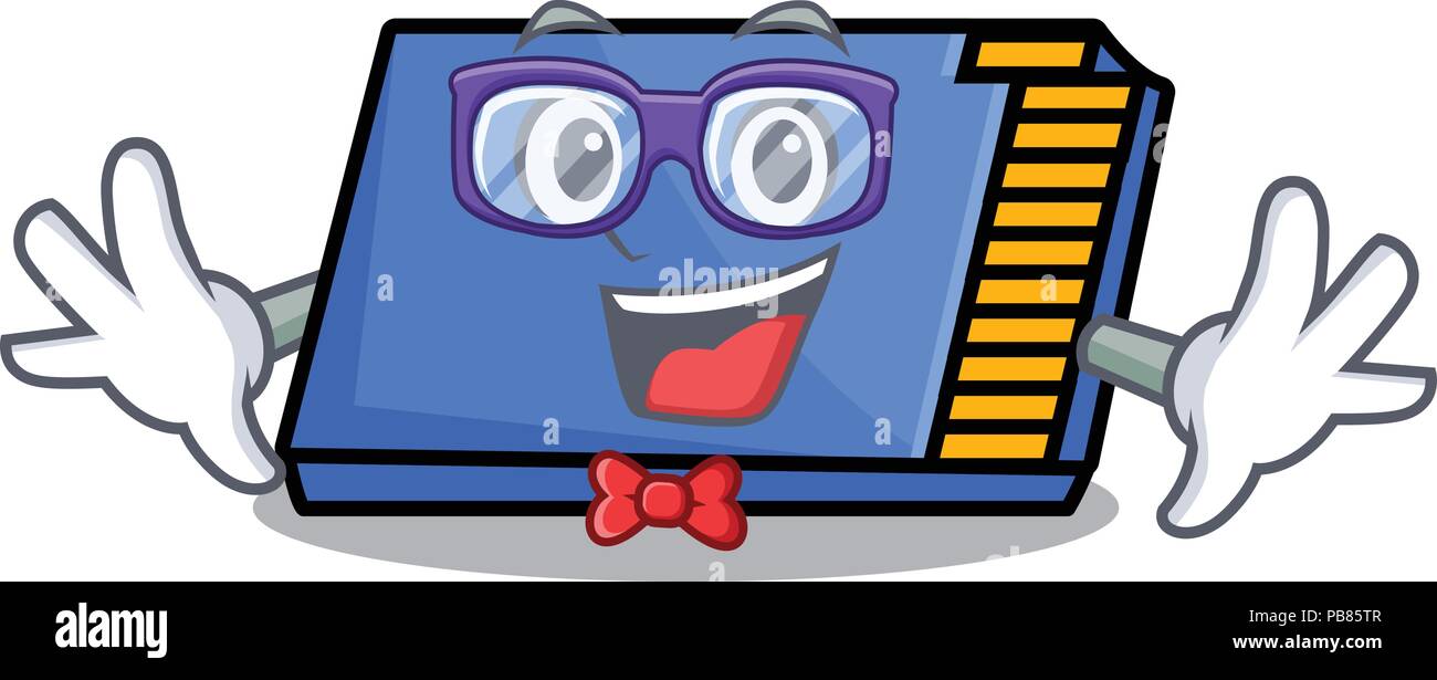 Geek memory card character cartoon Stock Vector Image & Art - Alamy