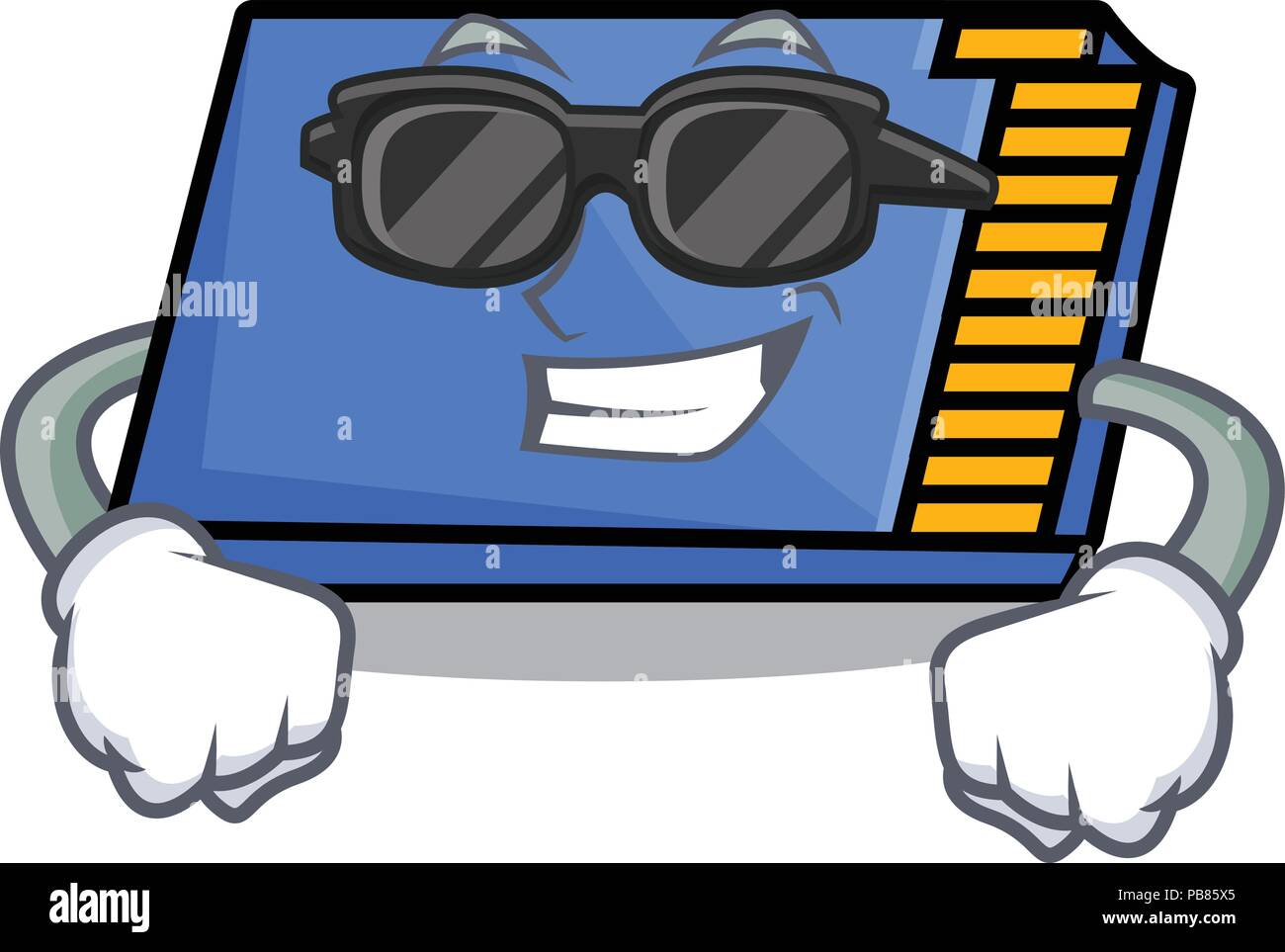 Super cool memory card character cartoon Stock Vector Image & Art - Alamy