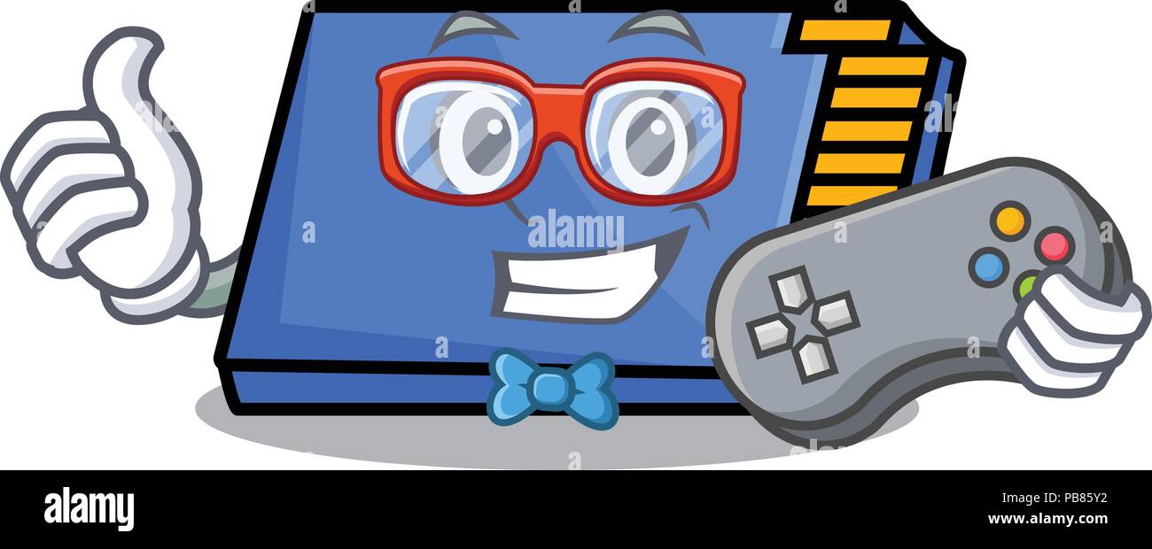 Gamer memory card mascot cartoon Stock Vector Image & Art - Alamy