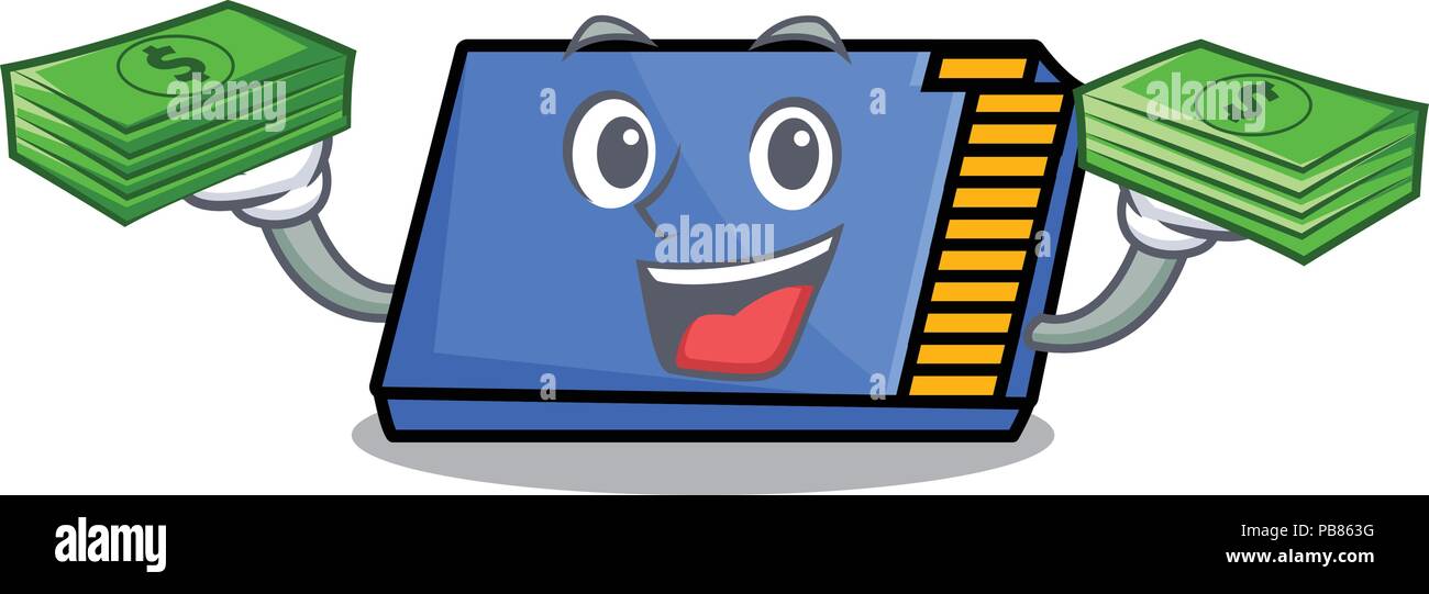 With money memory card mascot cartoon Stock Vector Image & Art - Alamy