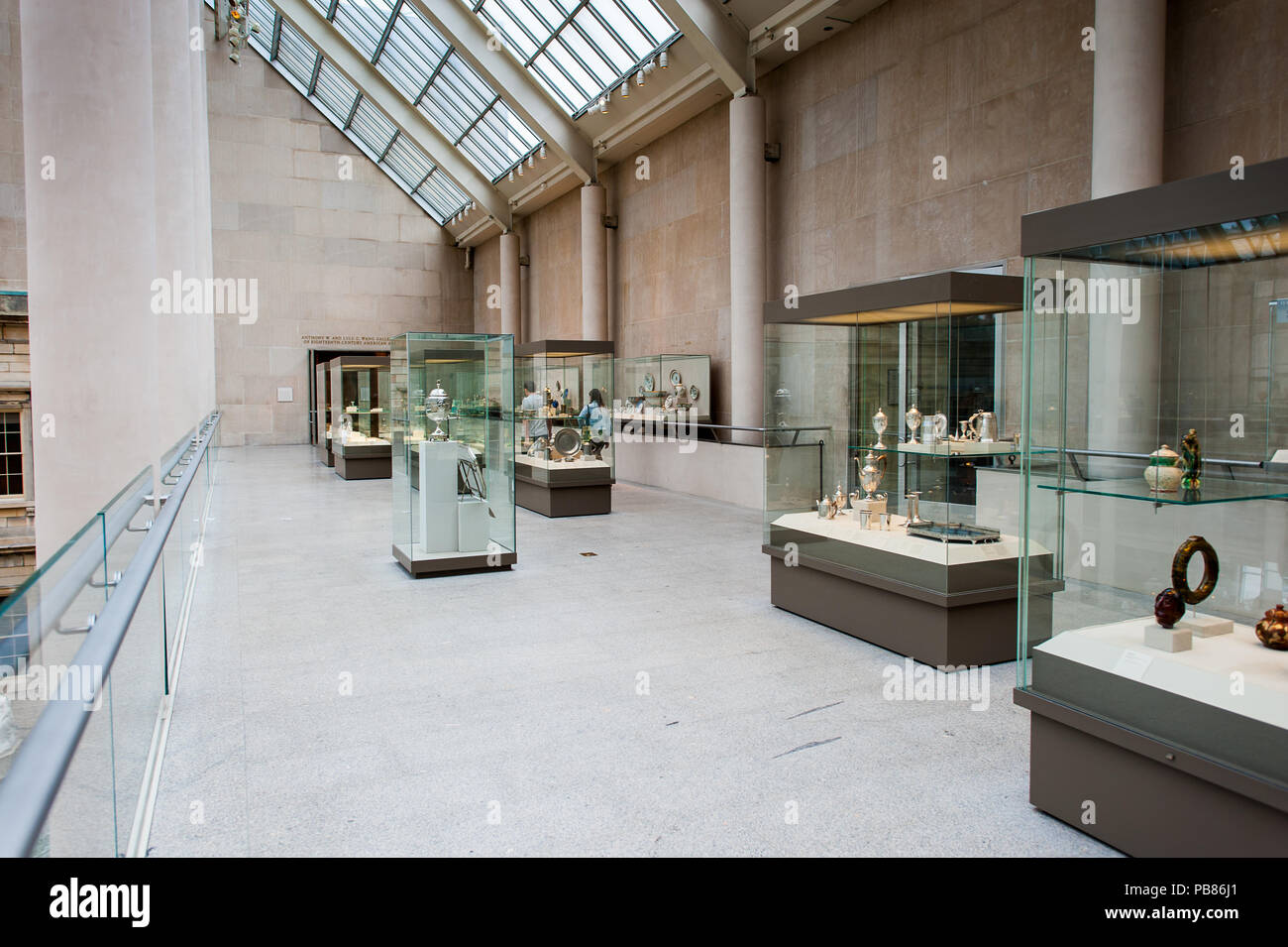 NEW YORK, USA - SEP 25, 2015: The Charles Engelhard Court in the ...