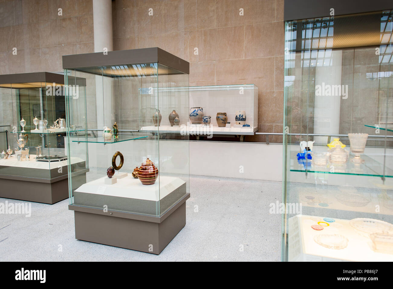 NEW YORK, USA - SEP 25, 2015: The Charles Engelhard Court in the ...