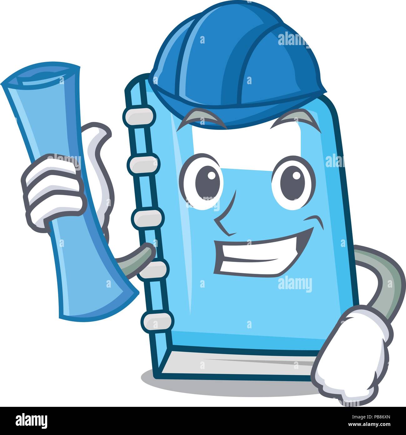 Architect education character cartoon style Stock Vector Image & Art ...
