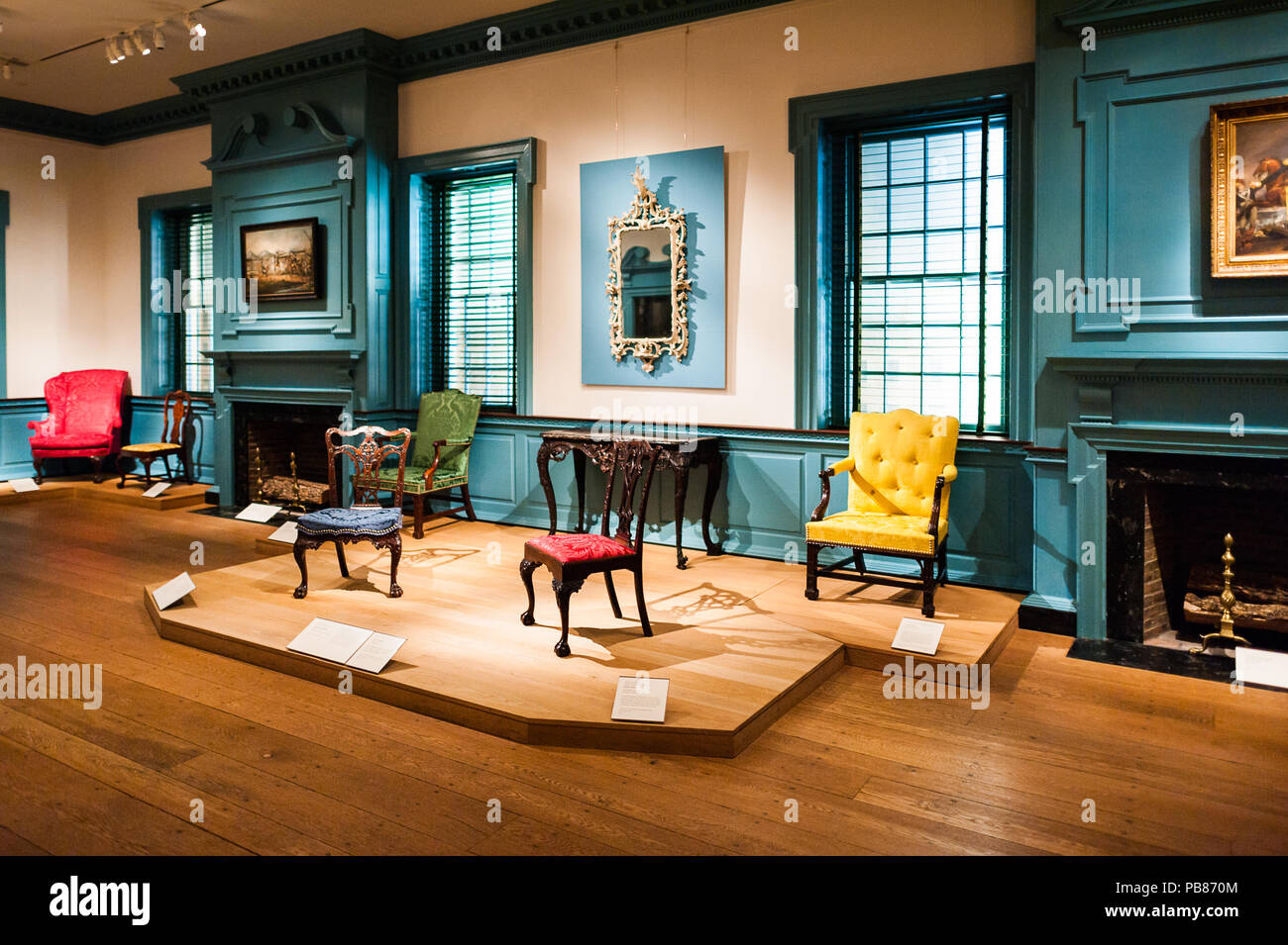 NEW YORK, USA - SEP 25, 2015: Picture gallery in the Metropolitan ...