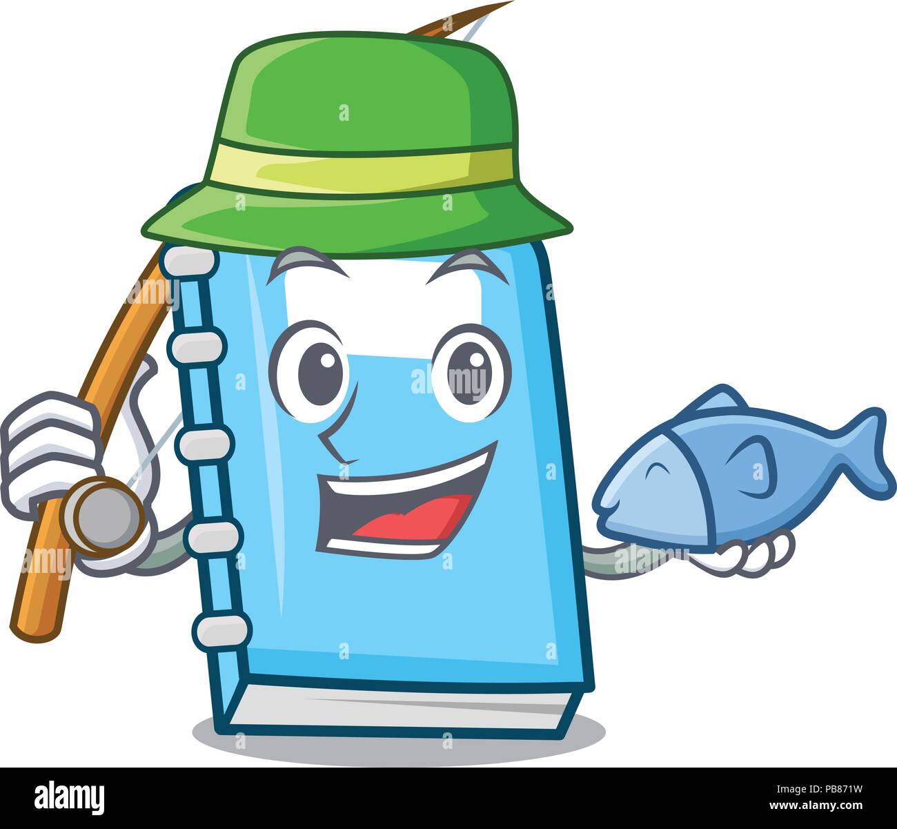 Fishing education mascot cartoon style Stock Vector Image & Art - Alamy