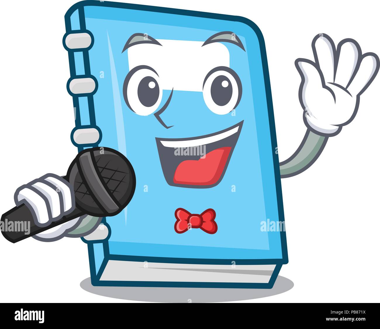 Singing education mascot cartoon style Stock Vector Image & Art - Alamy