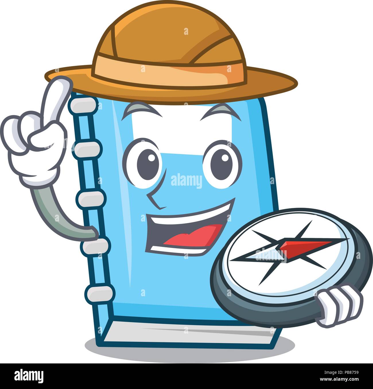 Explorer education mascot cartoon style Stock Vector Image & Art - Alamy