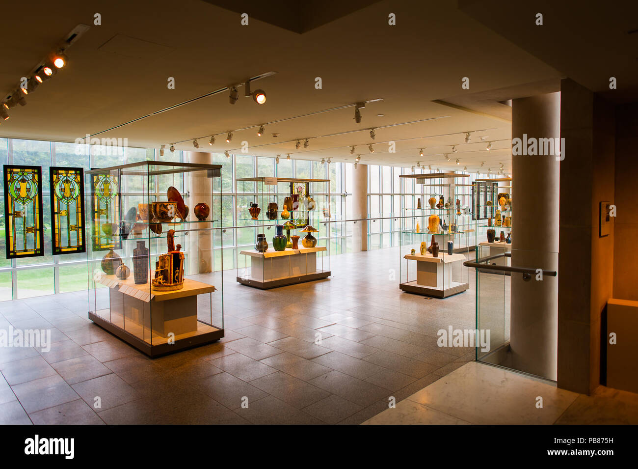 NEW YORK, USA - SEP 25, 2015: The Charles Engelhard Court in the ...