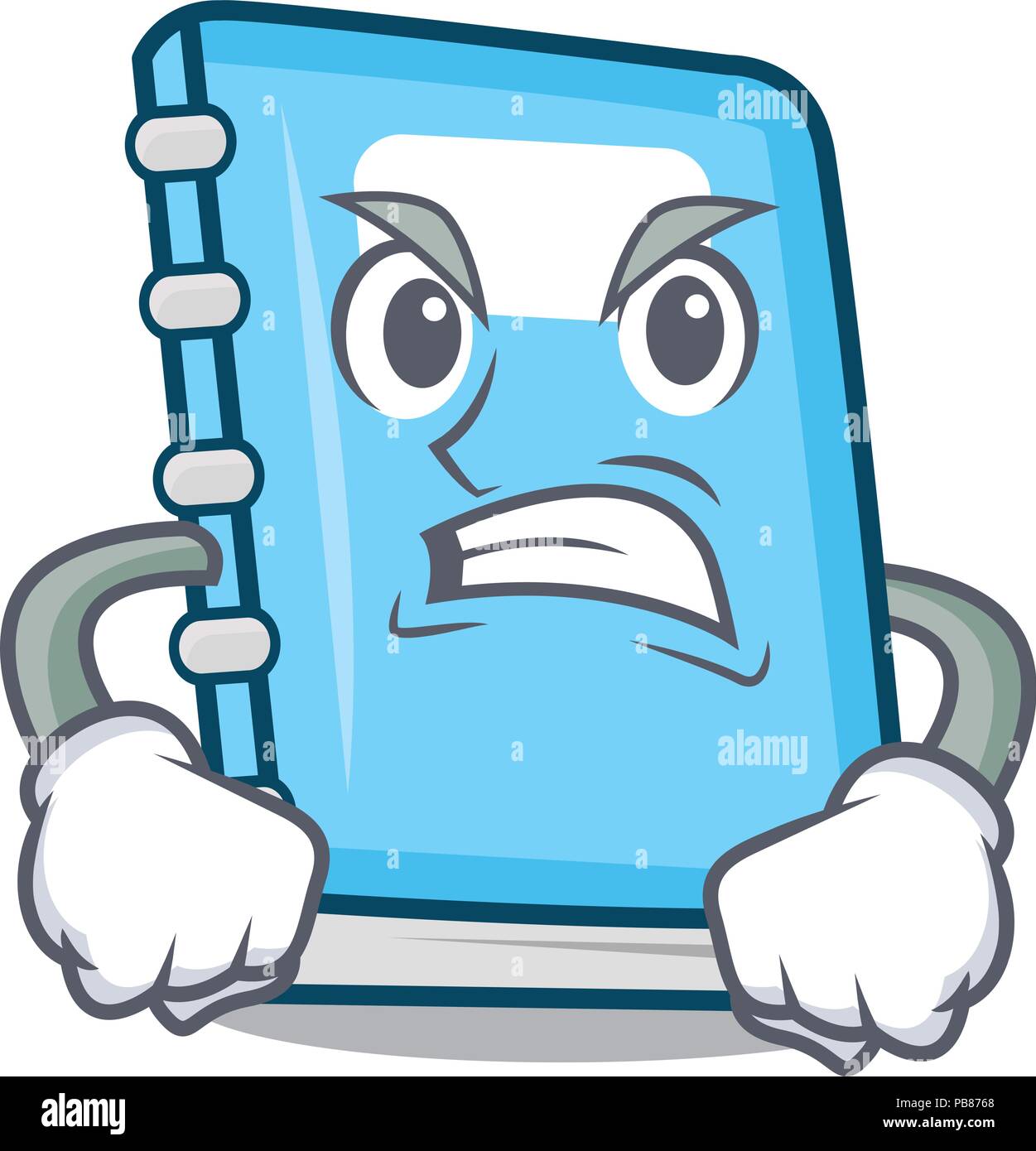 Cartoon illustration letter angry expression hi-res stock photography ...