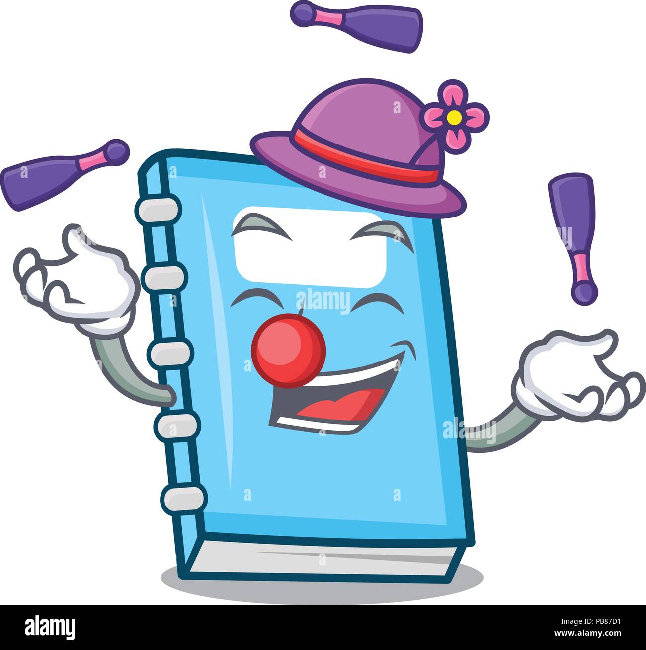 Juggling education mascot cartoon style Stock Vector Image & Art - Alamy