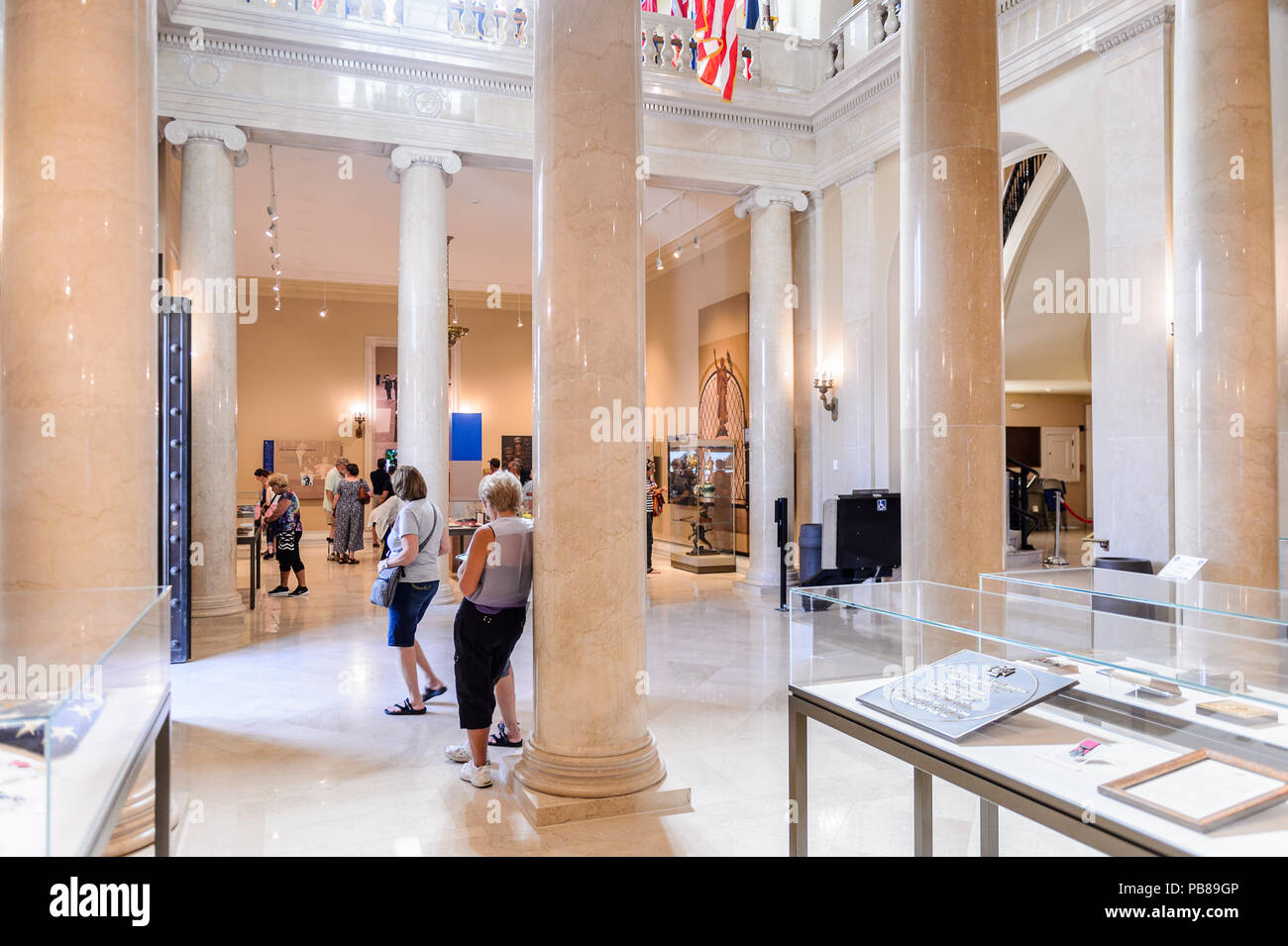 WASHINGTON DC, USA - SEP 24, 2015: Interior of the Memorial ...