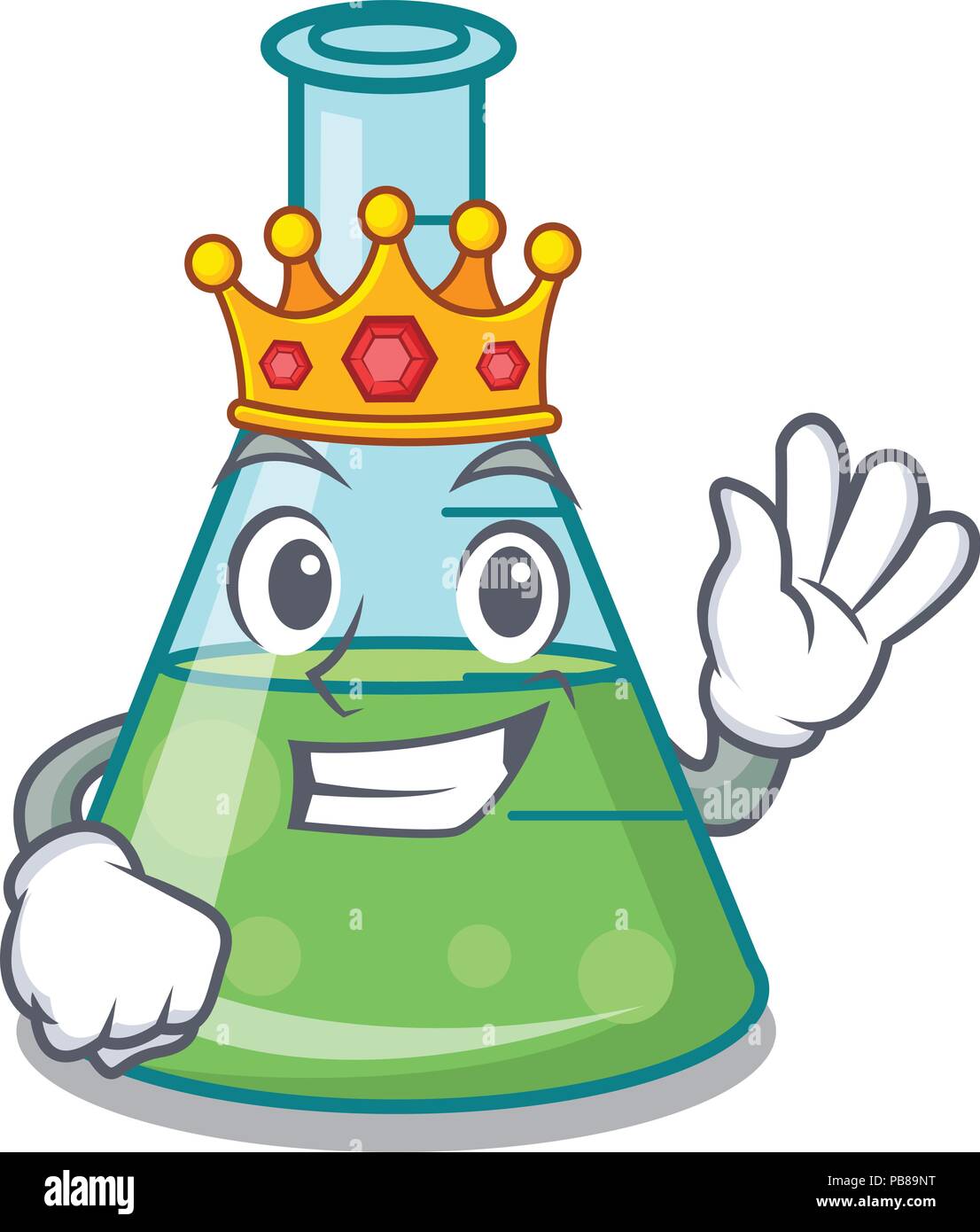 King science beaker mascot cartoon Stock Vector Image & Art - Alamy