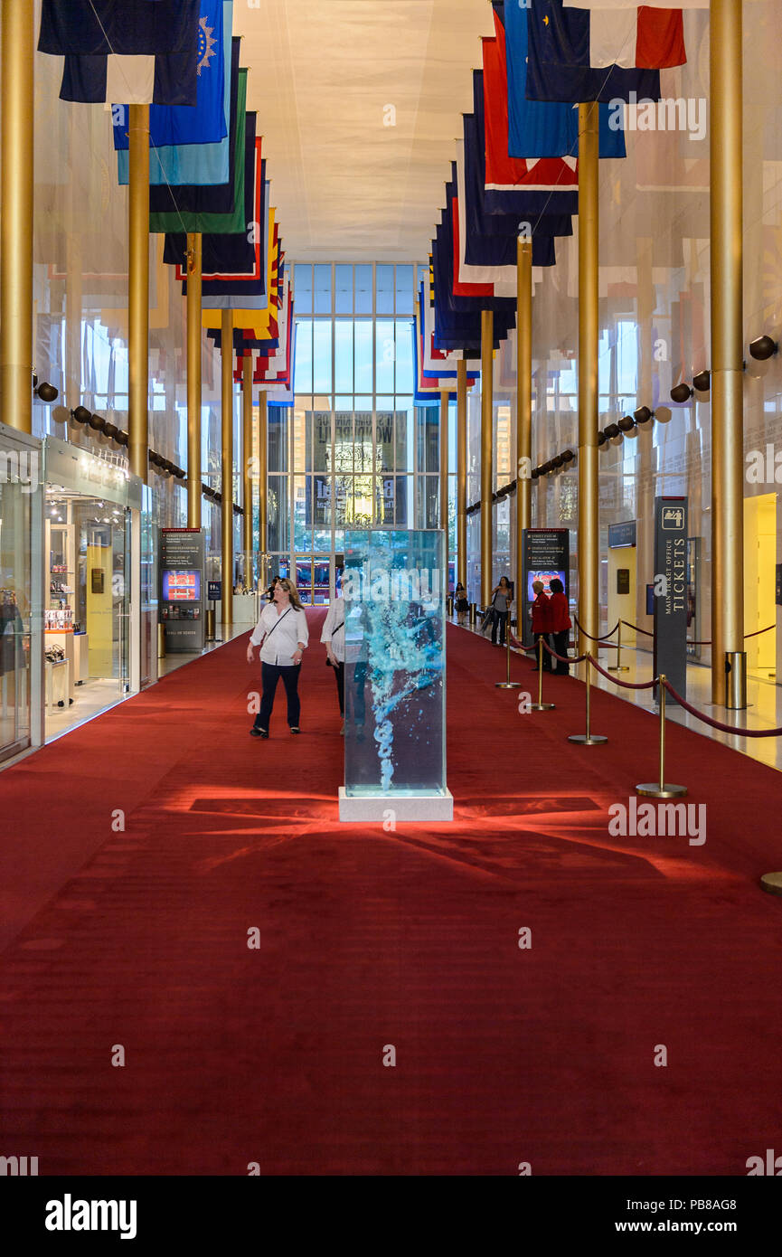 WASHINGTON, USA - SEP 24, 2015: Interior of the John F. Kennedy Center ...