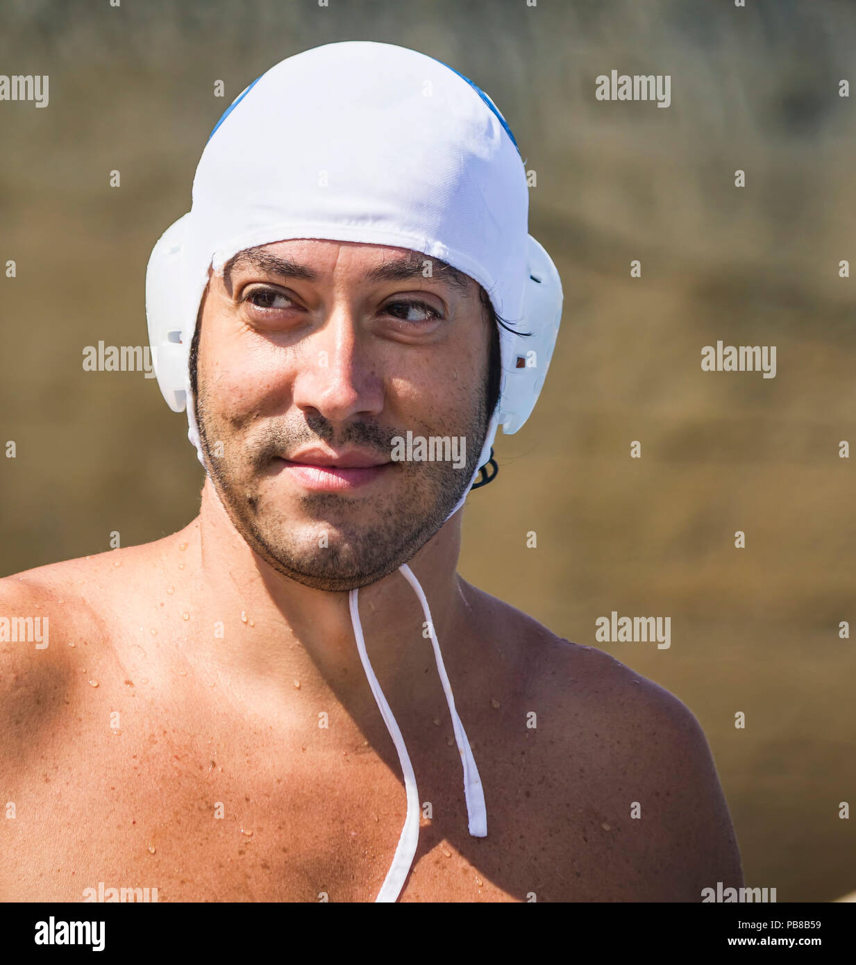 athlete, sportsman,shoot water polo Stock Photo - Alamy