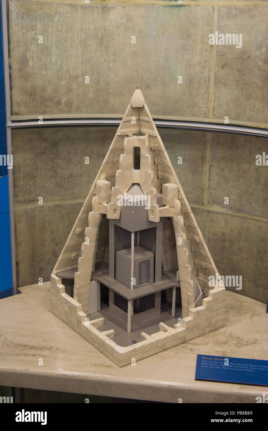 Washington monument interior hi-res stock photography and images - Alamy