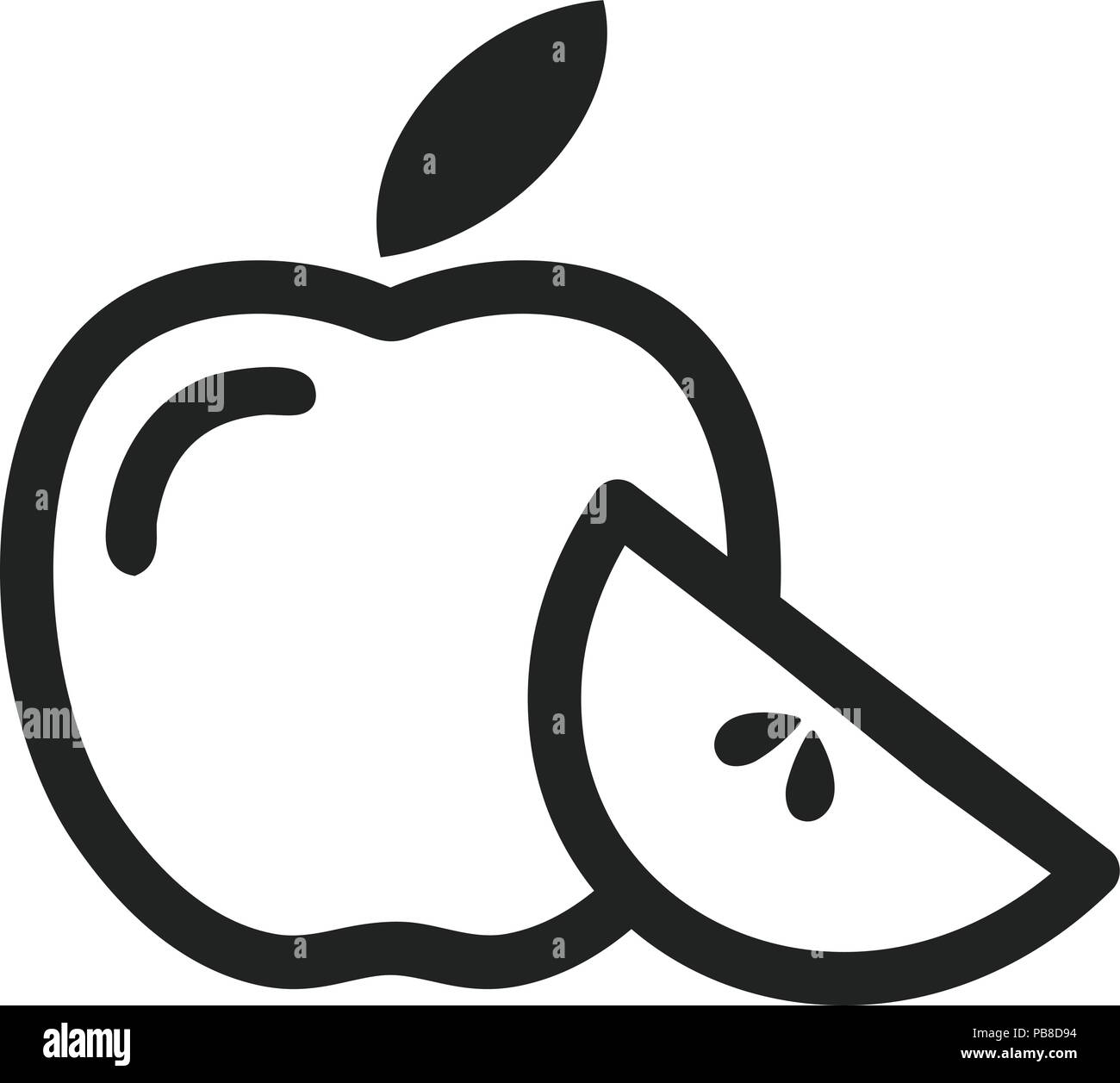 Cap icon line element Stock Vector Images - Alamy