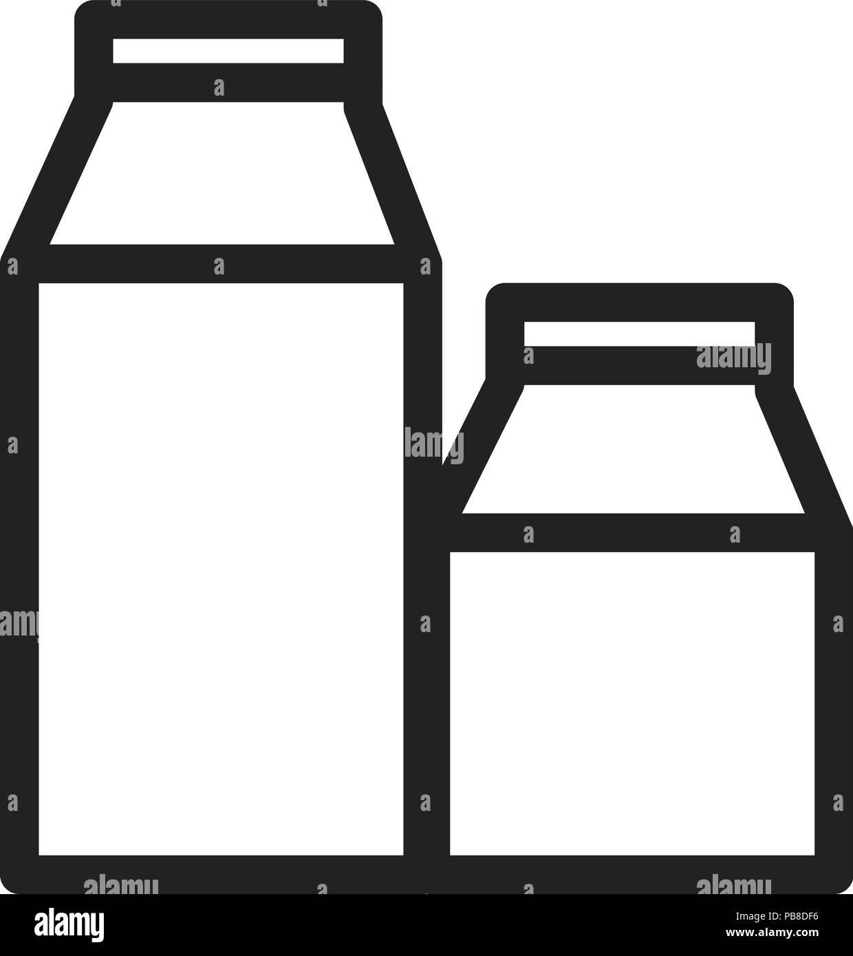 Milk line icon. Vector EPS 10 Stock Vector Image & Art - Alamy