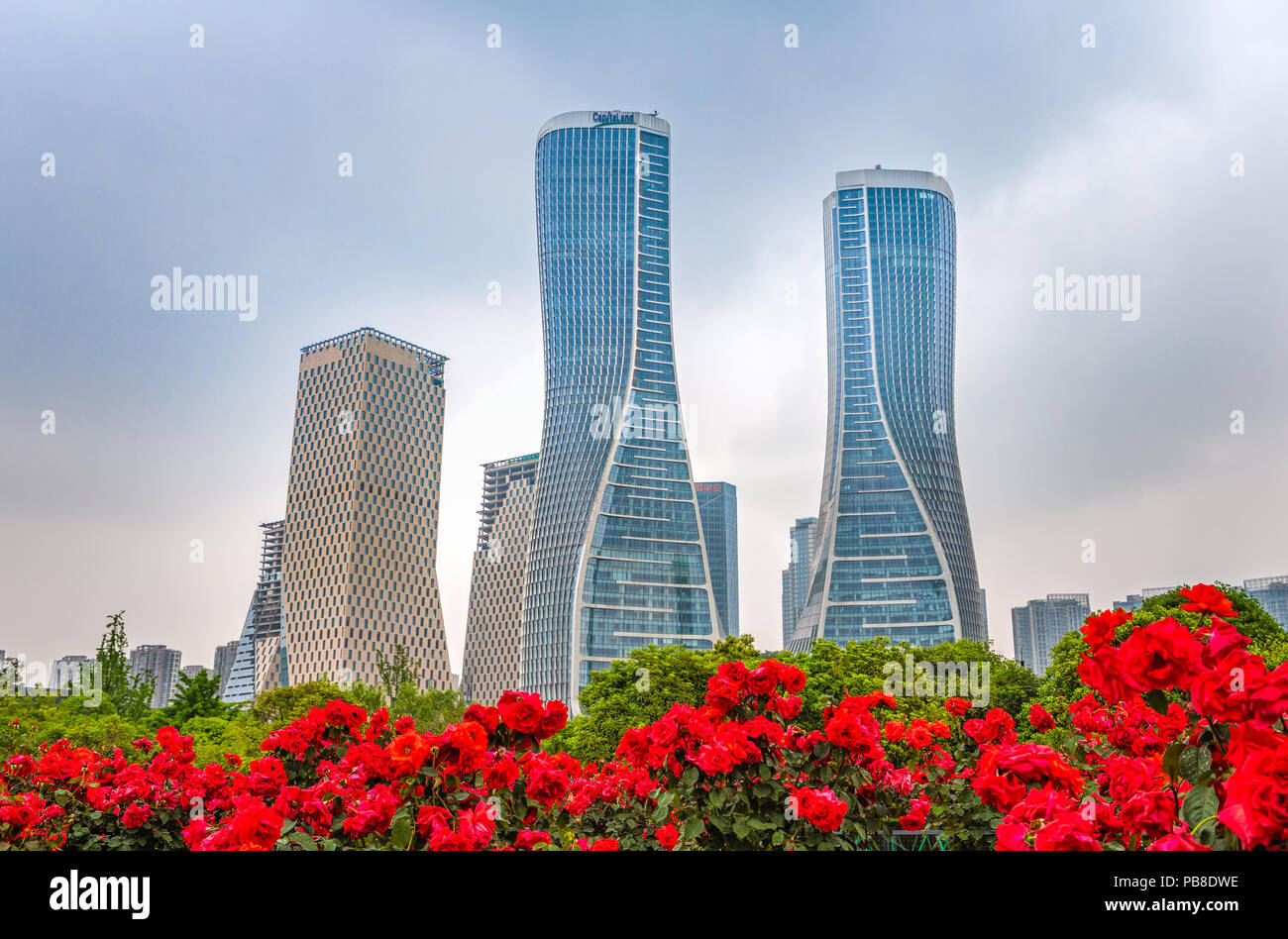 China, Hangzhou City, Jianggan District, Qianjiang New City, The ...
