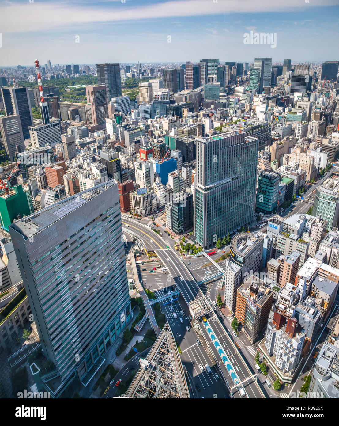 Ginza district and tokyo station area hi-res stock photography and ...