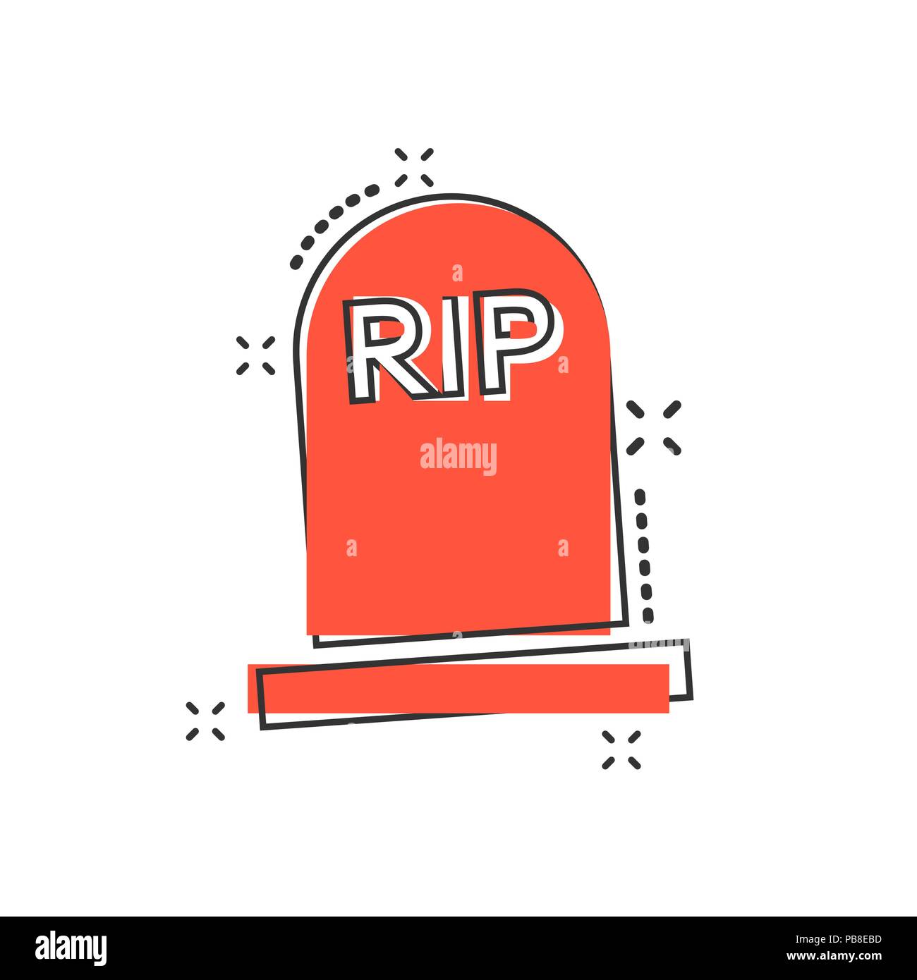 Grave Rip Icon Cartoon Style High Resolution Stock Photography and ...