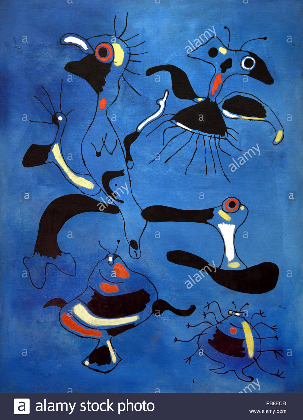 Joan Miro Painting Stock Photos & Joan Miro Painting Stock Images - Alamy