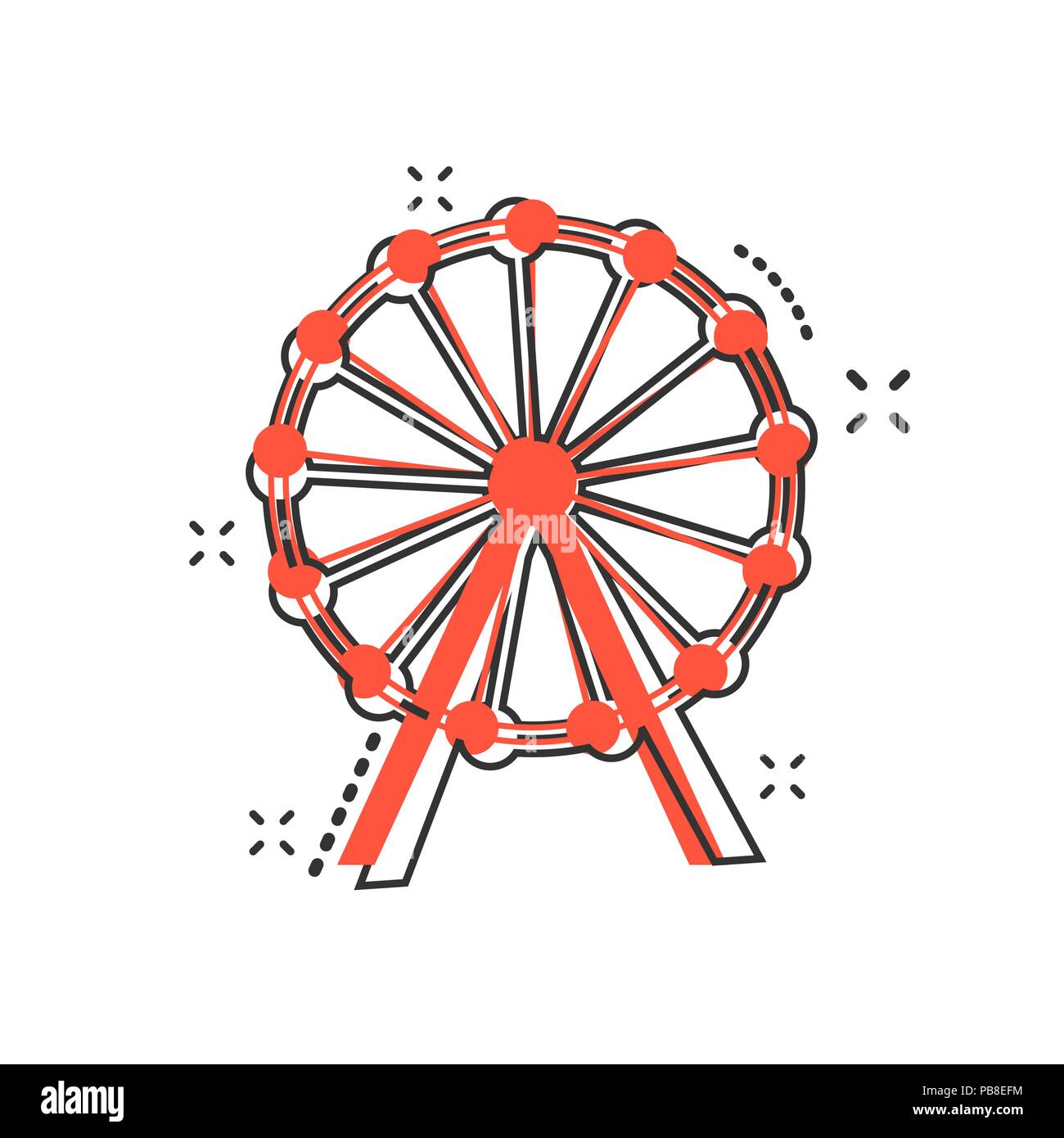 Wheel icon park in Cut Out Stock Images & Pictures - Alamy