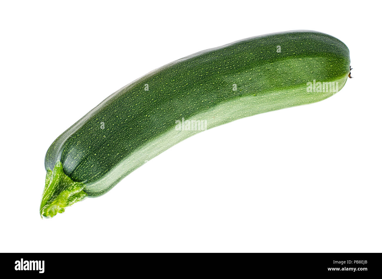 Green zucchini, isolated on white background. Studio Photo Stock Photo ...