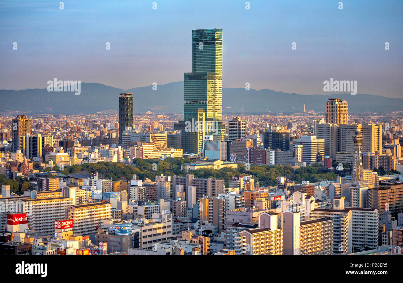 Japan, Osaka City, Tennoji Area, Abeno Harukas Tower Stock Photo - Alamy