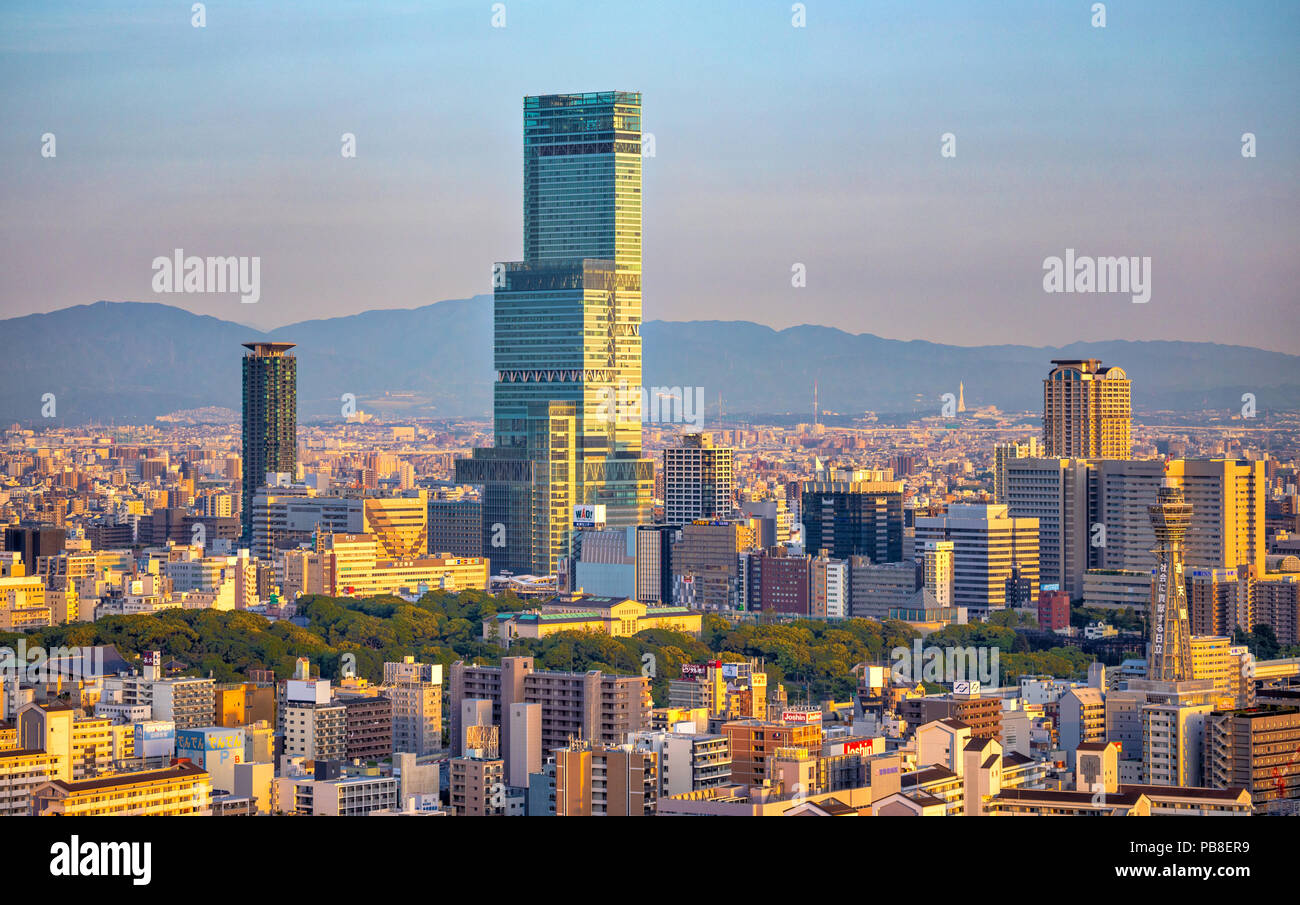 Japan, Osaka City, Tennoji Area, Abeno Harukas Tower Stock Photo - Alamy