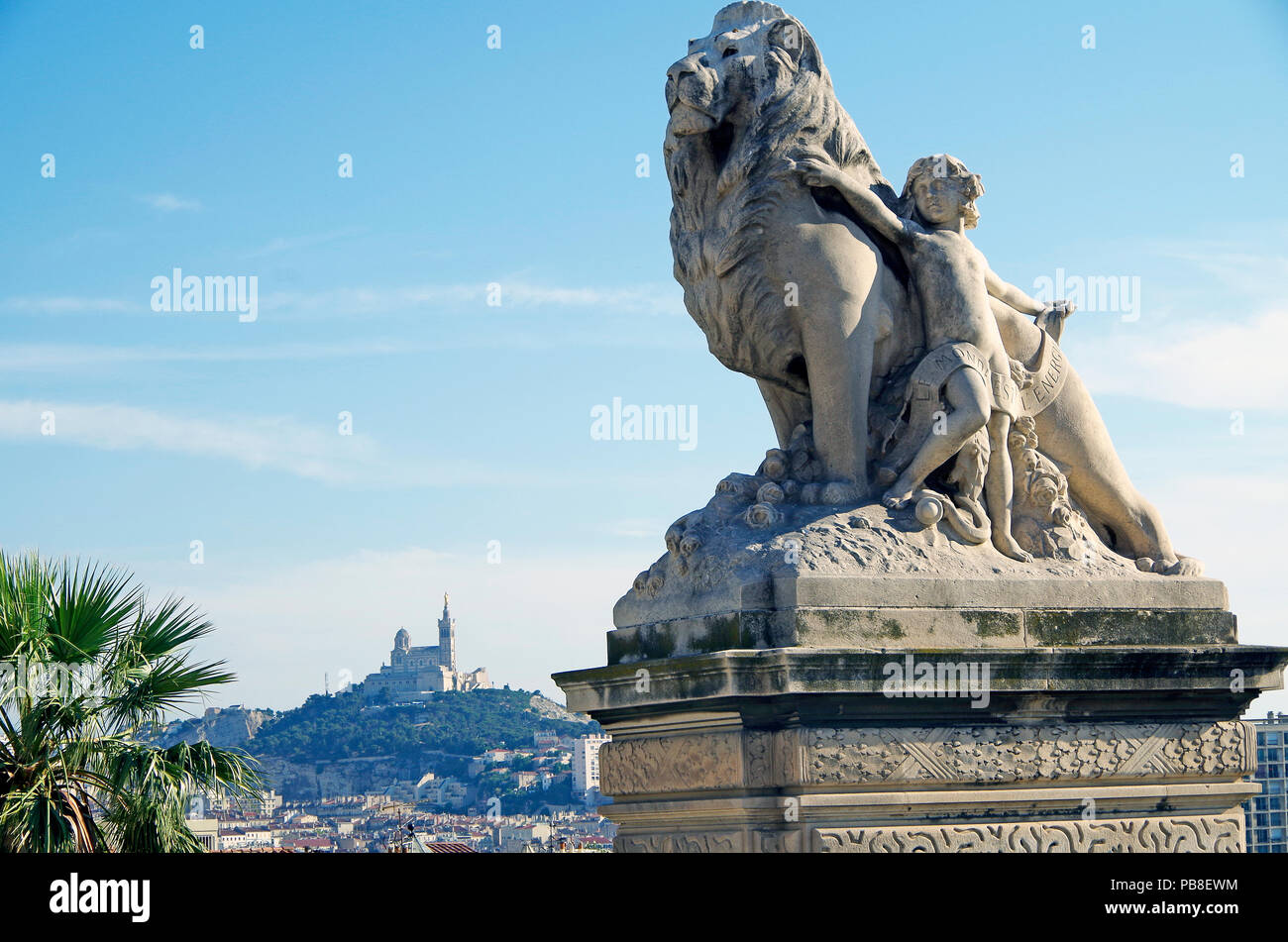 The grand ceremonial staircase in front of Marseille St Charles station ...