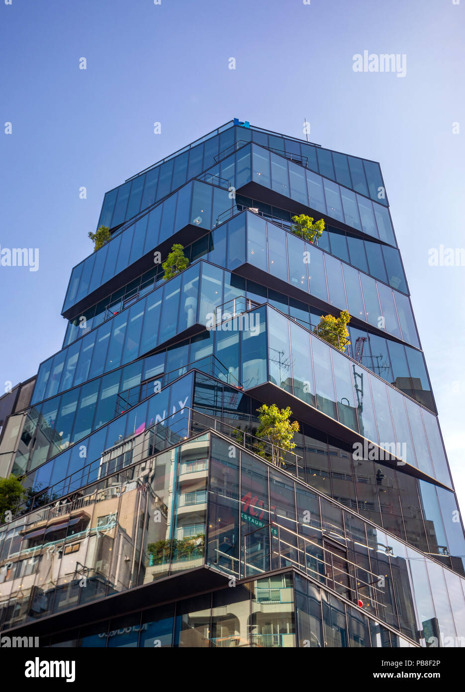 Japan, Tokyo City, Shibuya area architecture Stock Photo - Alamy