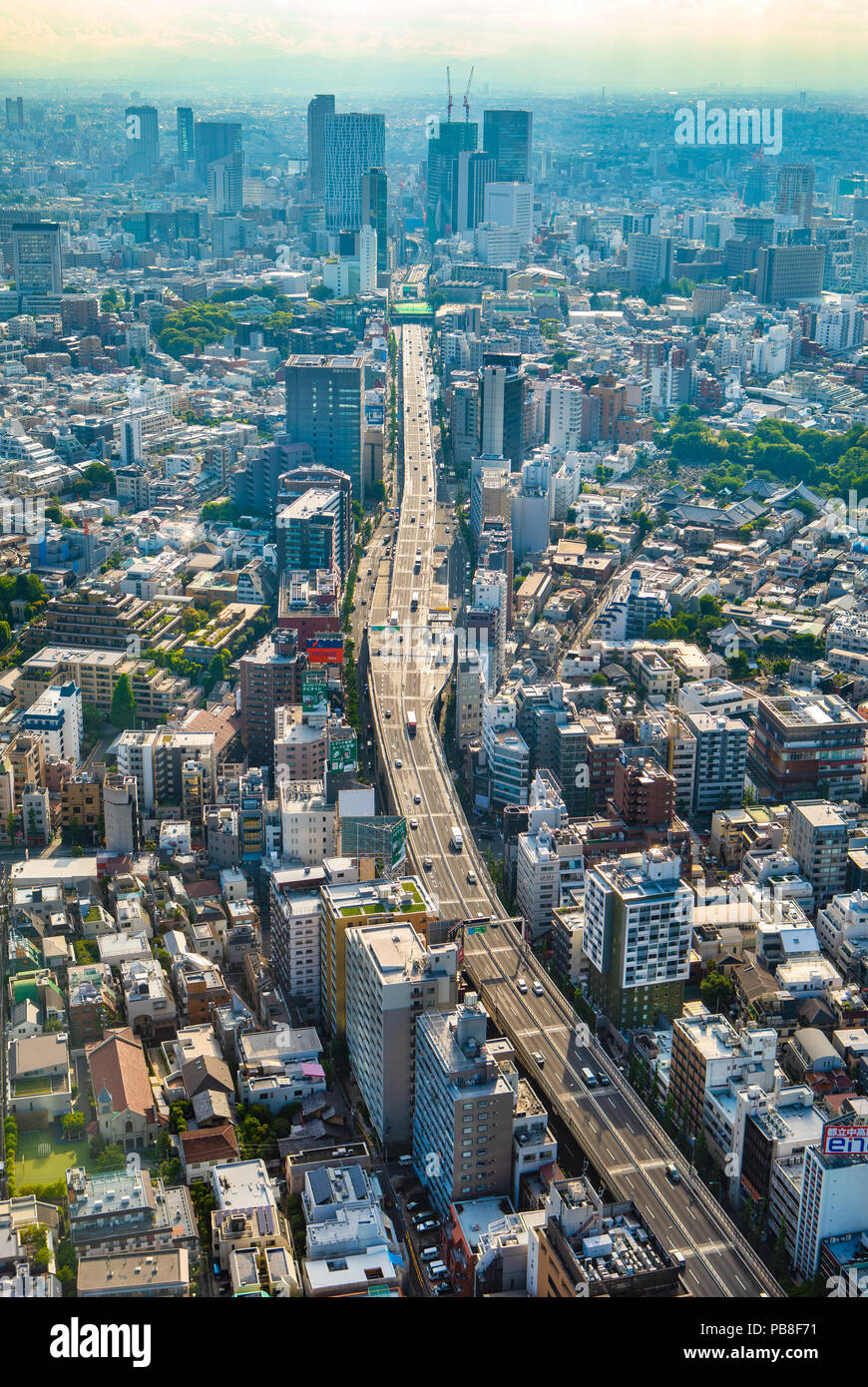 Japan, Tokyo City, Roppongi avenue, 246 road Stock Photo - Alamy