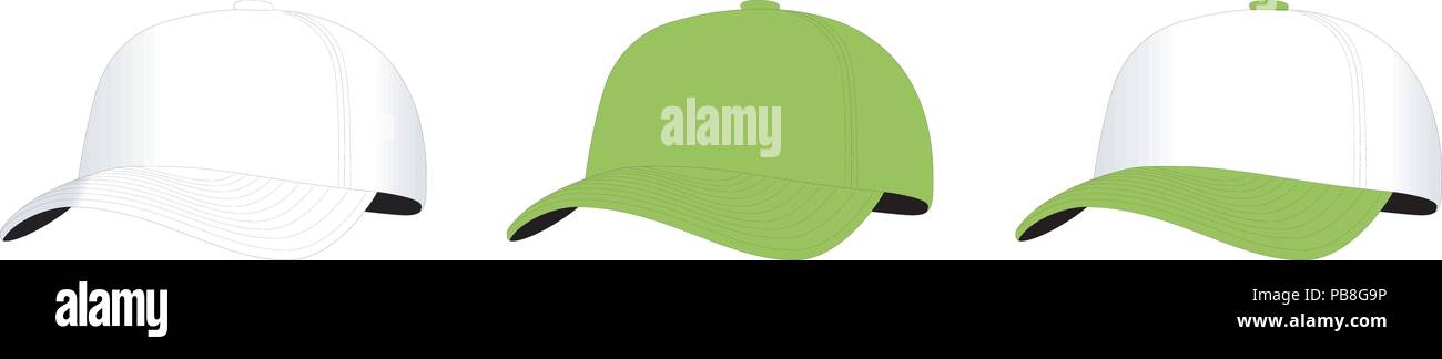 Cap template set. Vector EPS 10 Stock Vector Image & Art - Alamy