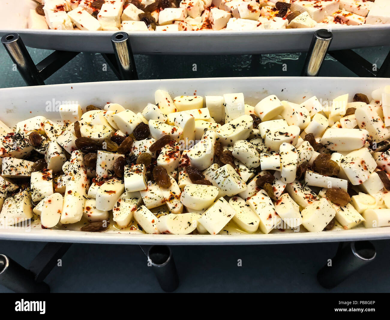 Traditional turkish cheeses for breakfast Studio Photo Stock Photo - Alamy