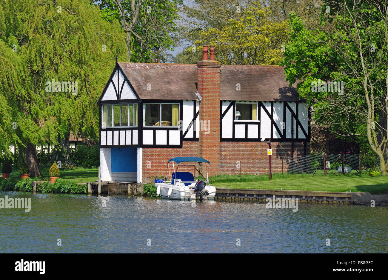 Boat House Taken from the Grange other the other side of the, River ...