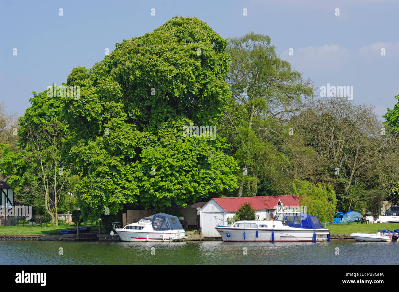 Motor Boats Taken from the Grange other the other side of the, River ...