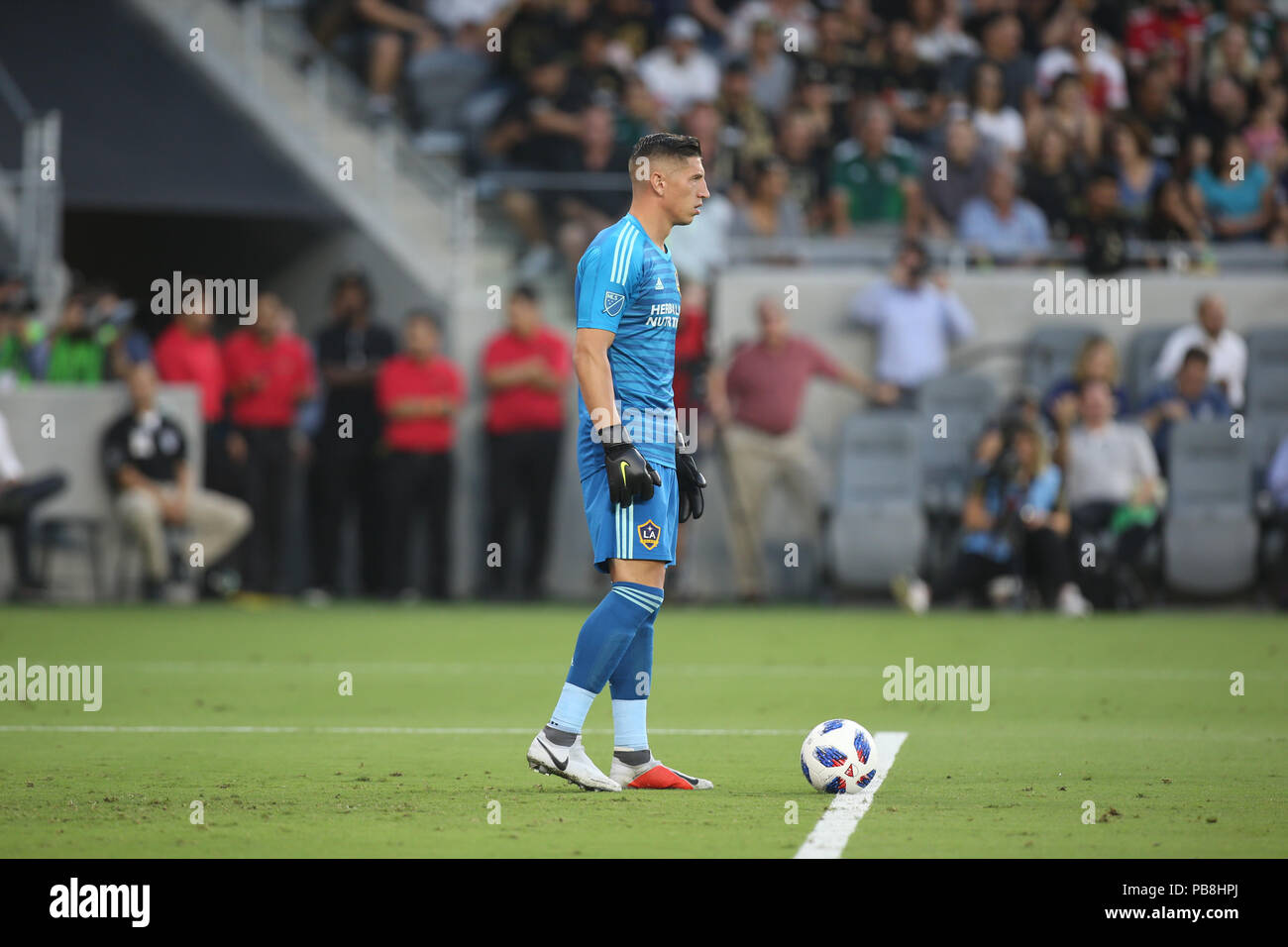 Los Angeles, CA, USA. 26th July, 2018. Los Angeles Galaxy goalkeeper ...