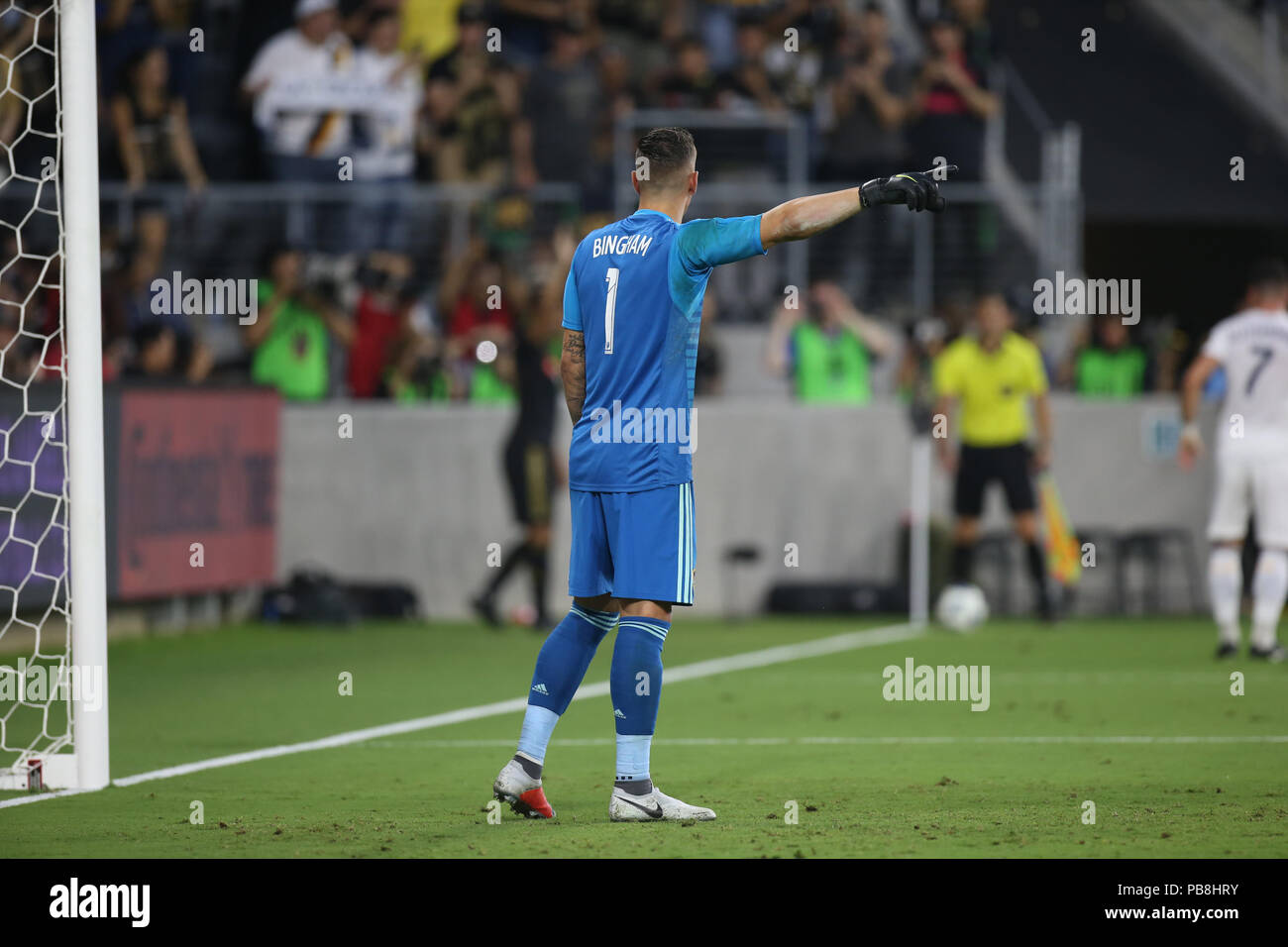 Los Angeles, CA, USA. 26th July, 2018. Los Angeles Galaxy goalkeeper ...