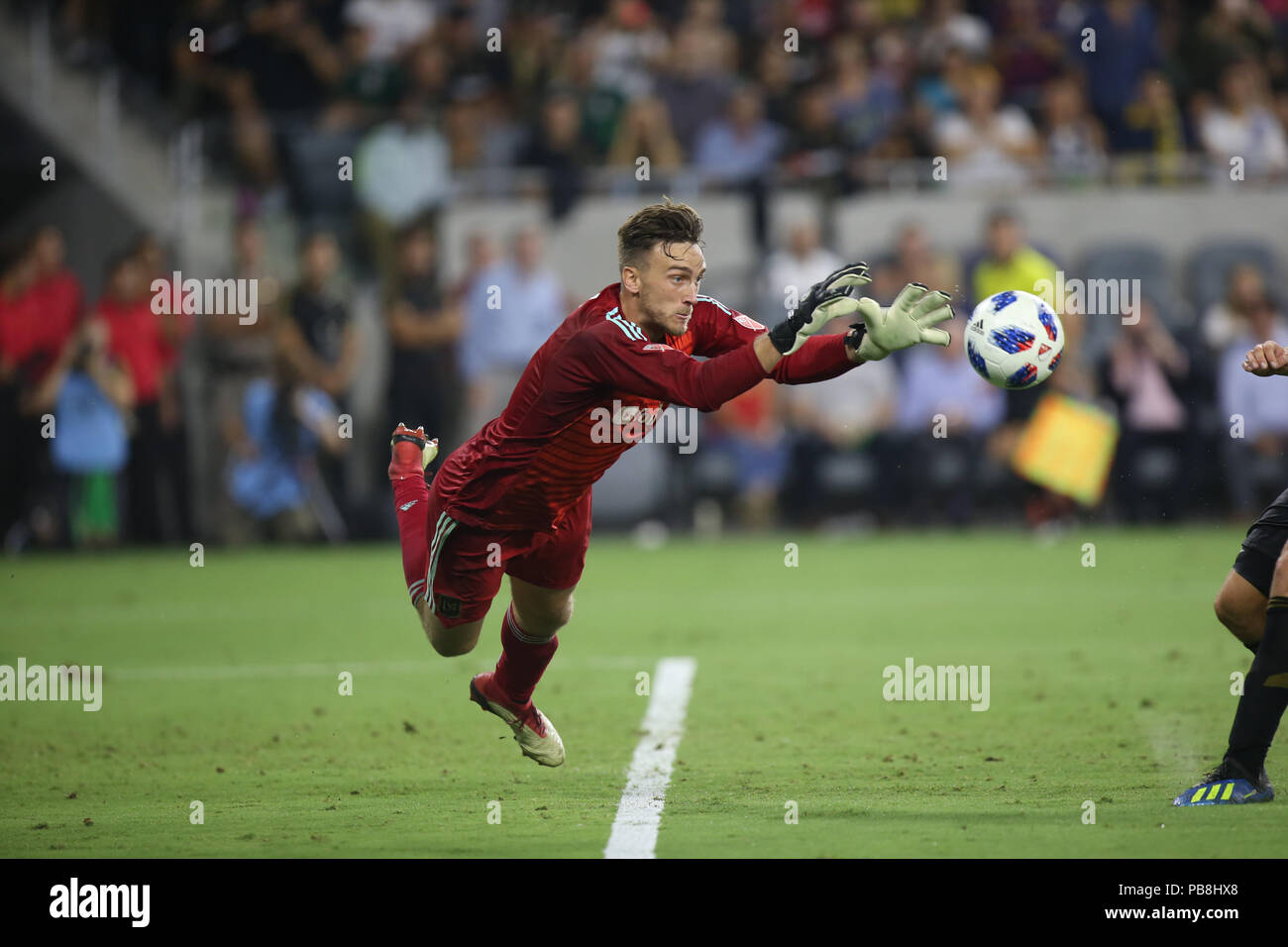 Los Angeles, CA, USA. 26th July, 2018. Los Angeles FC goalkeeper Tyler ...