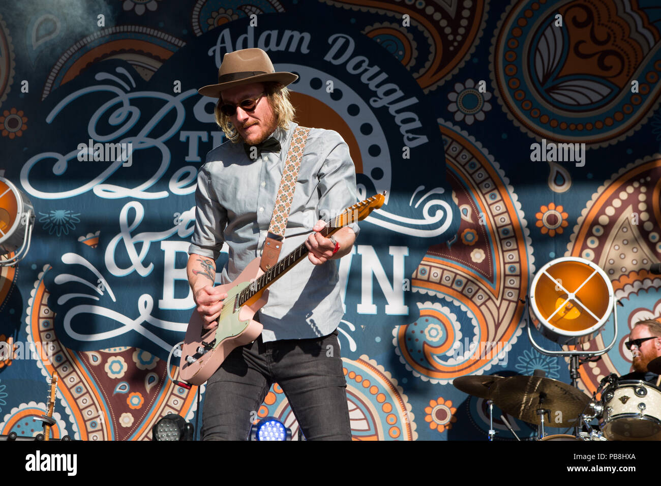 Norway, Fredrikstad - July 26, 2018. The American singer, songwriter ...