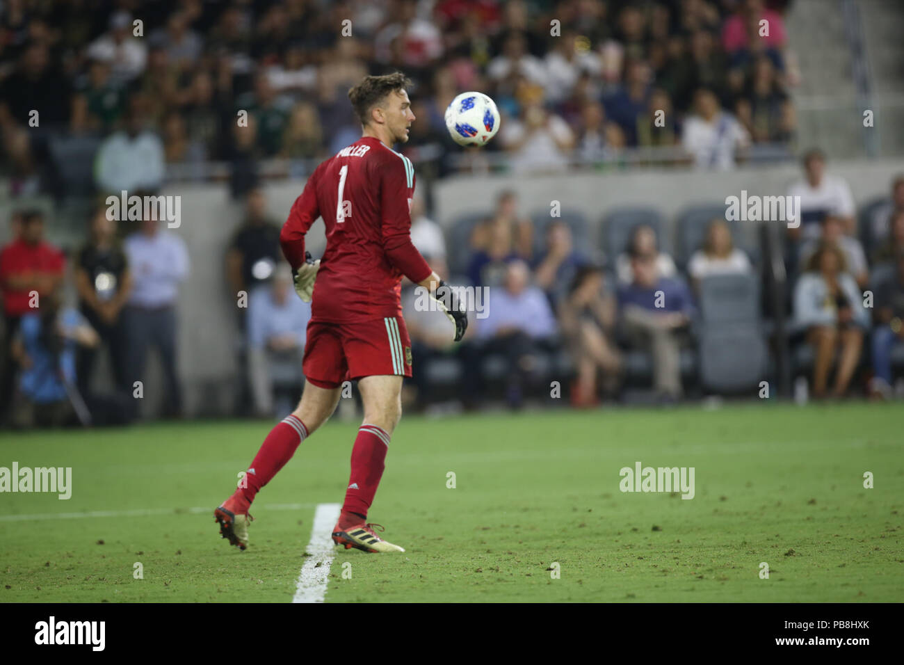 Los Angeles, CA, USA. 26th July, 2018. Los Angeles FC goalkeeper Tyler ...