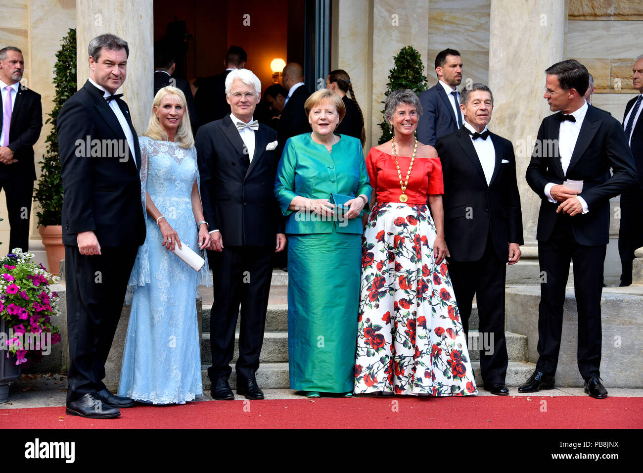 Markus Soder, Karin Baumuller, Thomas Erbe, Angela Merkel, Brigitte ...