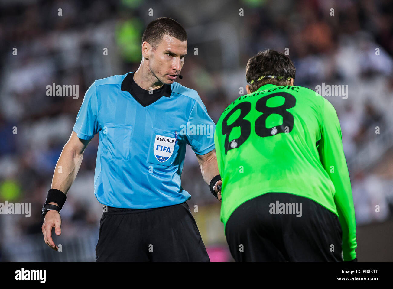 Vladimir stojkovic goalkeeper partizan belgrade hi-res stock ...