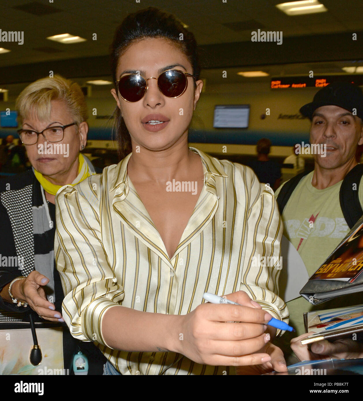 MIAMI, FL - MAY 11: Actress Priyanka Chopra arrives for the Baywatch ...