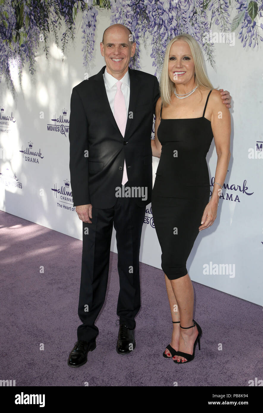 Beverly Hills, Ca. 26th July, 2018. William J. Abbott, Michelle Vicary ...